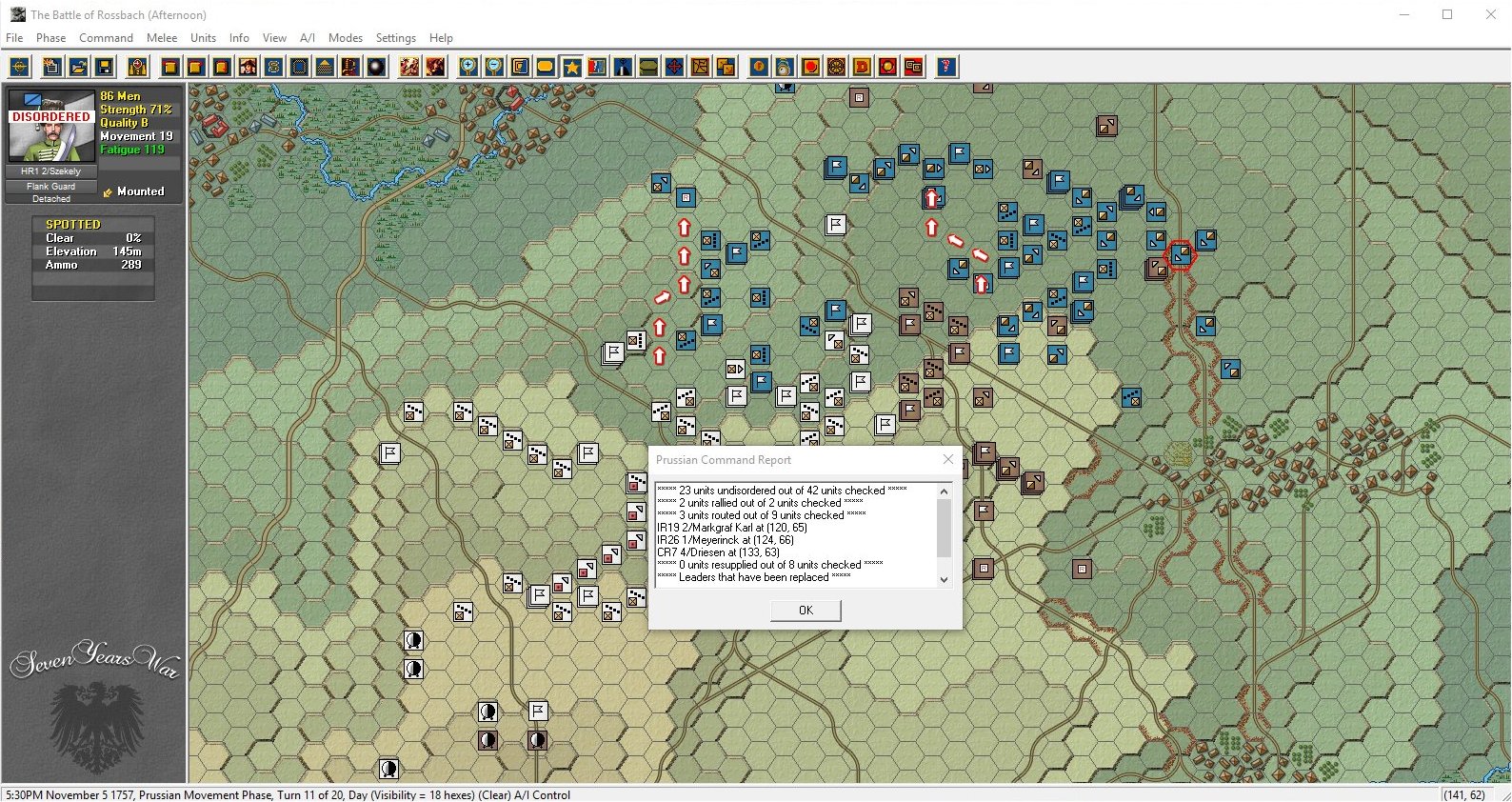 Gaming the Battle of Rossbach