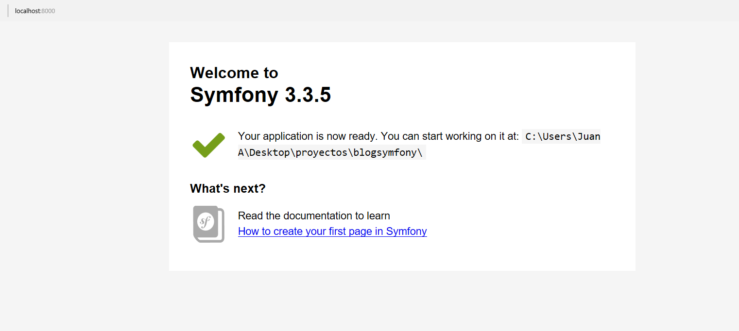 Creando Nuestro Proyecto En Symfony Primeros Pasos