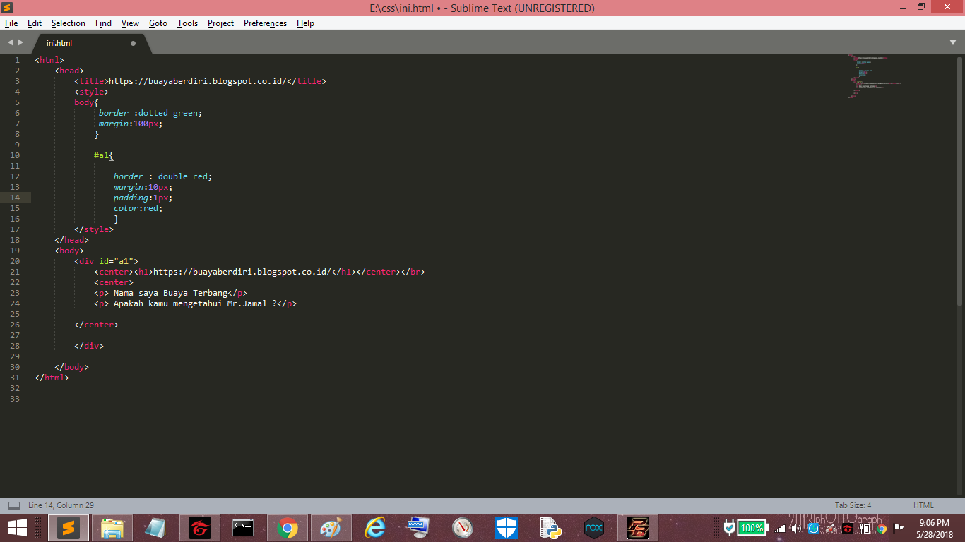 Tutorial Css Belajar Padding Top Padding Right Padding Bottom Padding Left Pada Css