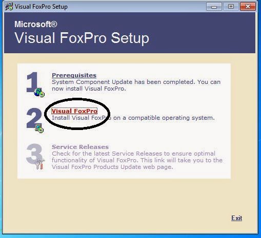 Como Instalar correctamente el Visual Fox Pro 9: marzo 2015