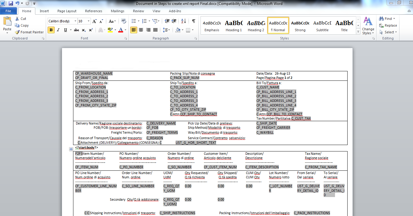 Get Oracle Apps Steps To Create Rtf Template In Bi Publisher