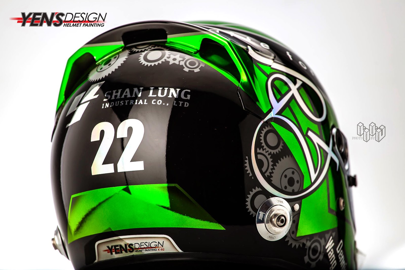 Racing Helmets Garage: Bell RS3 Pro D.Wang 2014 by Yen's Design Helmet ...