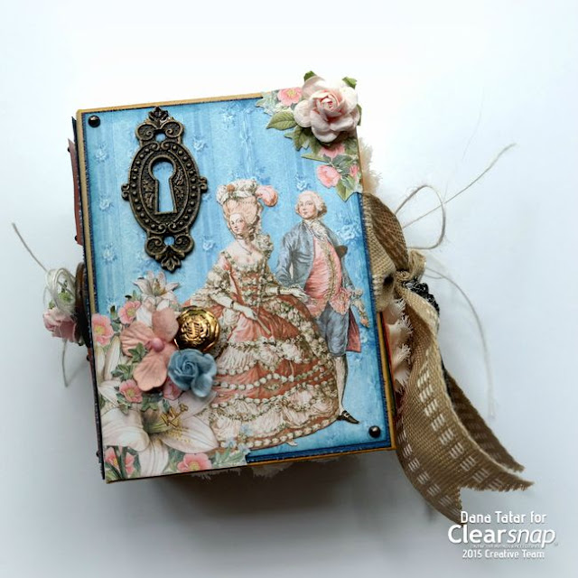 Gilded Lily ATC Book Box - Clearsnap + Graphic 45 Blog Hop!