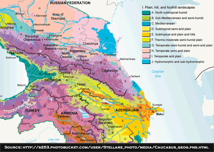 Infographics, Maps, Music and More: Caucasus (Part One)
