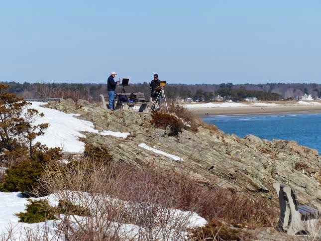 TODD BONITA'S ART BLOG: Ogunquit, Marginal Way Plein air painting