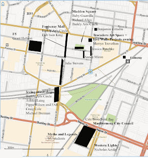 FOOTSCRAY ON THE EDGE: PUBLIC ART: Map of sites