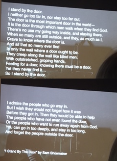 Dan Visser's Blog: I Stand By The Door By Sam Shoemaker