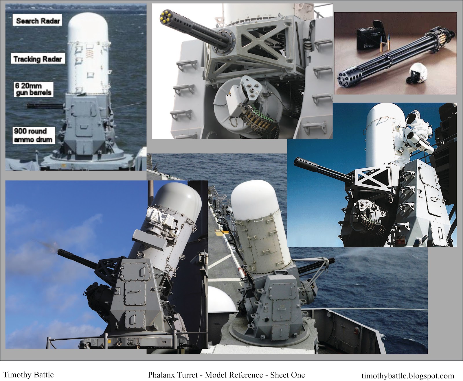 Timothy Battle: Phalanx Turret Reference Gathering