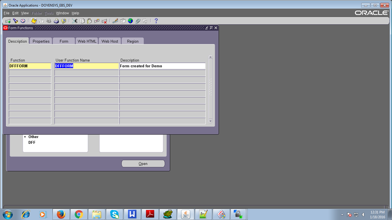 ORACLE MASTERMINDS: Enabling Custom DFF in Custom Oracle Forms