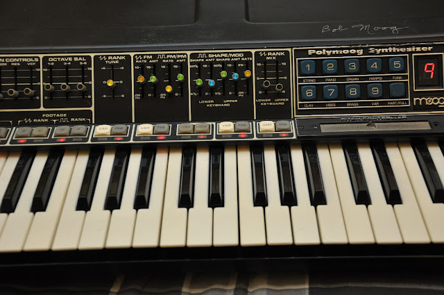 MATRIXSYNTH: Bob Moog Signed Polymoog Synthesizer SN 4070