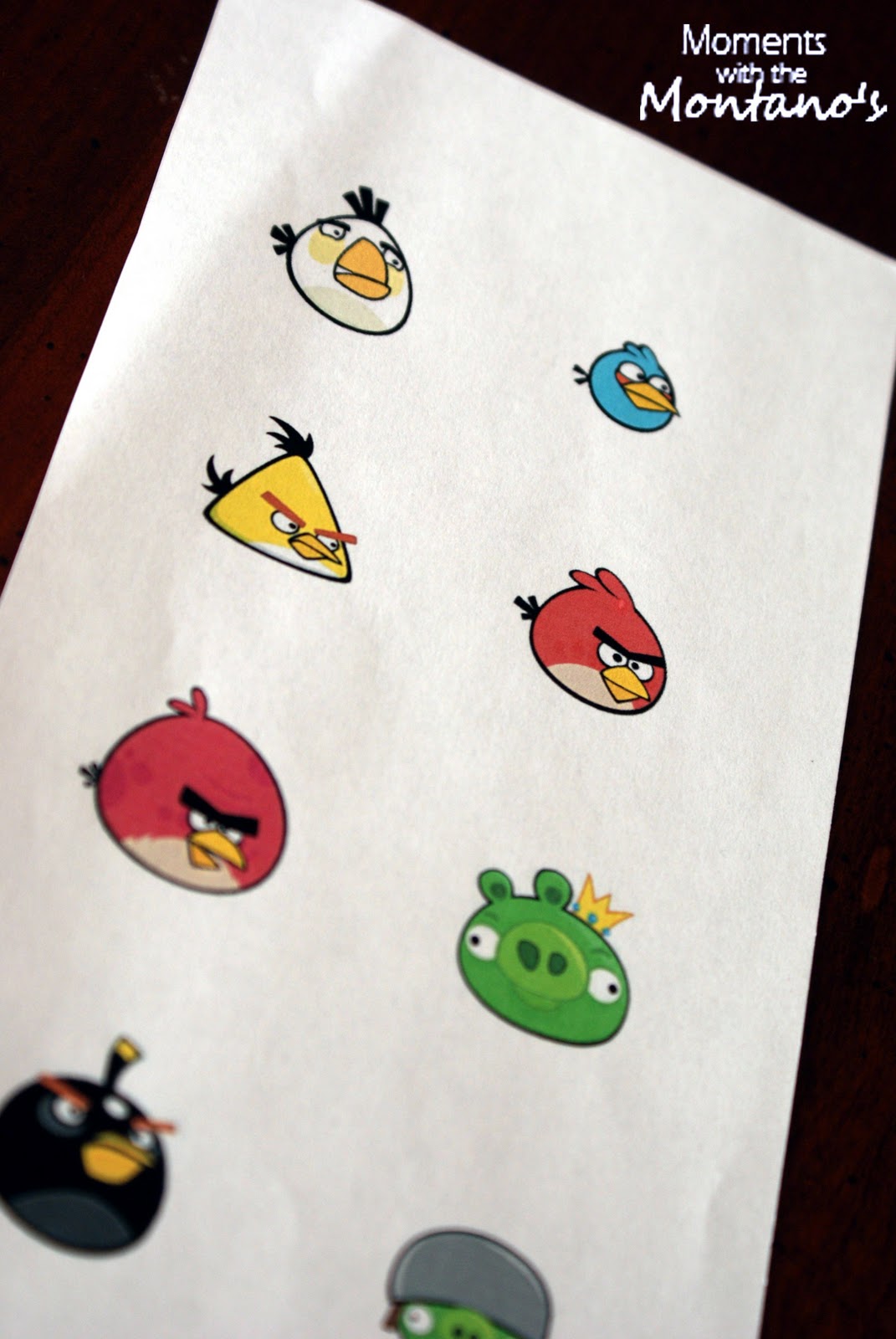 Moments with the Montano's: Those are some Angry Birds.