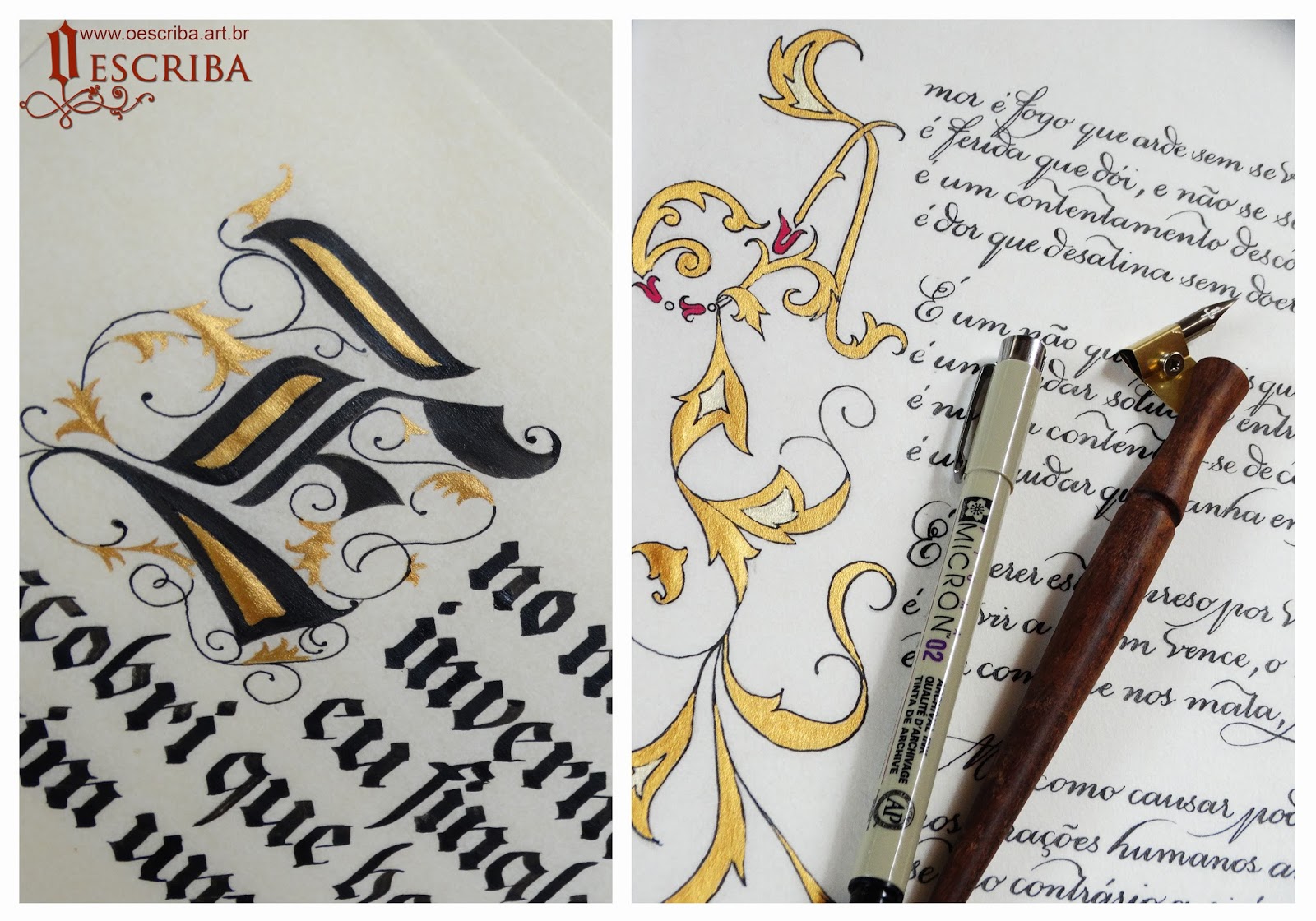 Caligrafia Artística: Letras Capitulares: Um luxo!