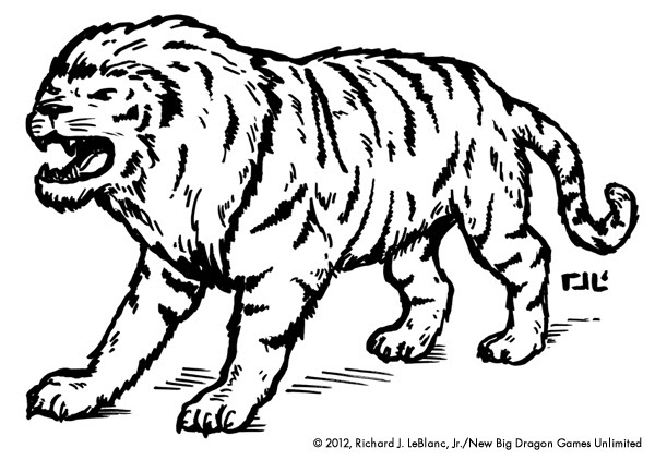 Effortfulg: Liger Coloring Pages