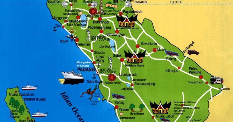 Peta Wisata Padang | WebsitePunyaGue