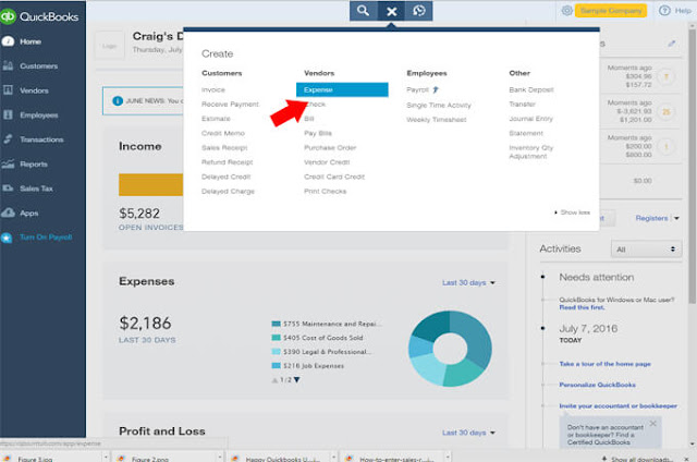 QuickBooks Online Reports