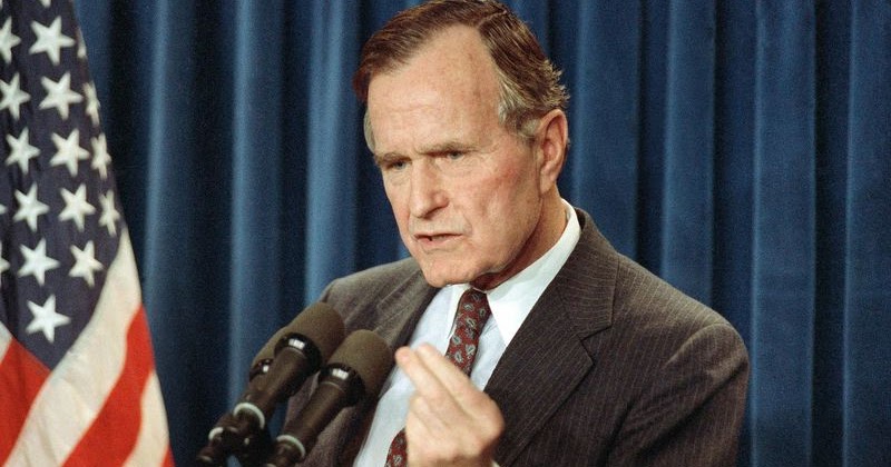 MEANING OF LIFE: George H.W. Bush - America is the land of the second ...