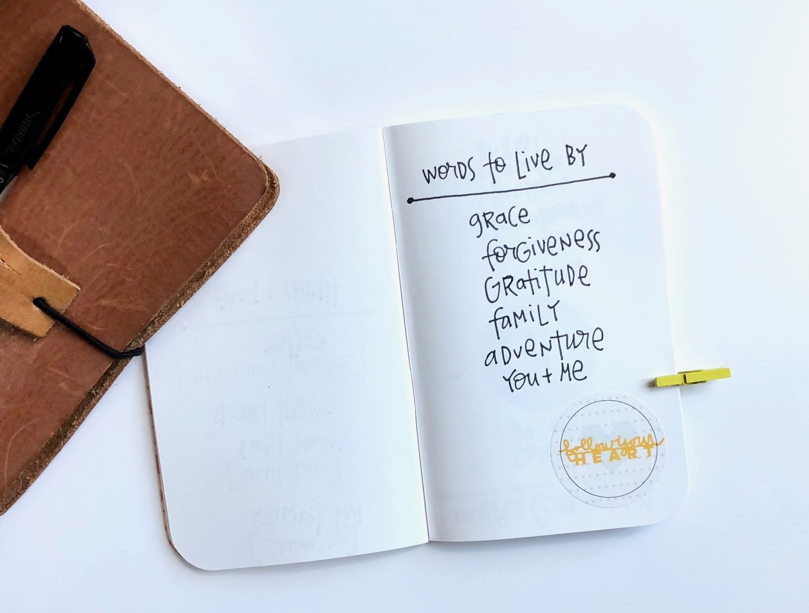 Using my Field Notes Journal for Listing