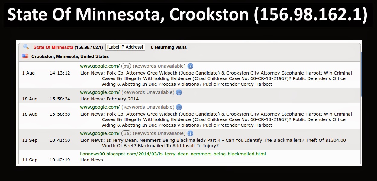 Lion News: Danger! Childress Illegally Coerced Into Pleading Guilty ...