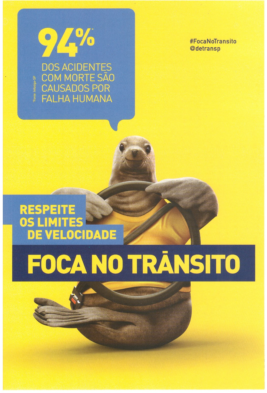 INSTRUTORA DE TRÂNSITO - ANO 2018 "NÓS SOMOS O TRÂNSITO": FOCA NO TRÂNSITO.