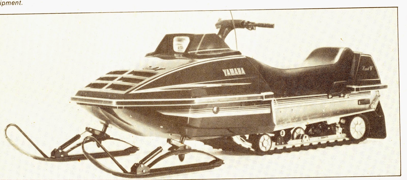 CLASSIC SNOWMOBILES OF THE PAST: THE 1980 YAMAHA EXCEL V