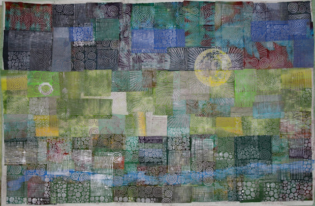 Living and Dyeing Under the Big Sky: Block Printing on the Green Collage