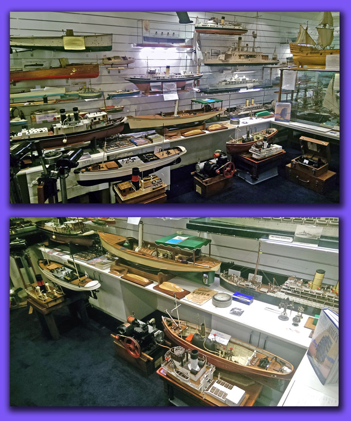 Maritime Model Museum: OUR FINE COLLECTION OF VINTAGE WORKING MODEL BOATS
