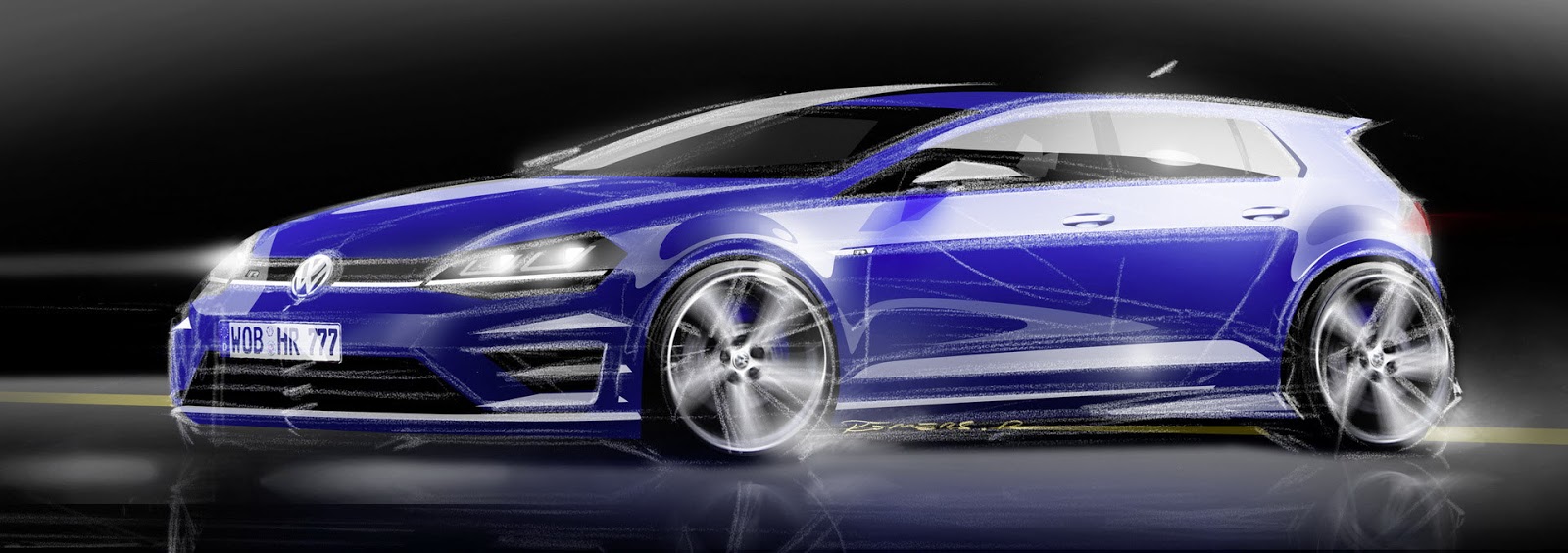 NEW VOLKSWAGEN GOLF R : FIRST DETAILS OF 300 PS SUPER-HATCH