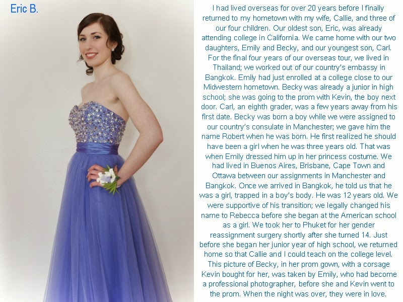 Eric's Transgender Captions: Prom Night Back Home