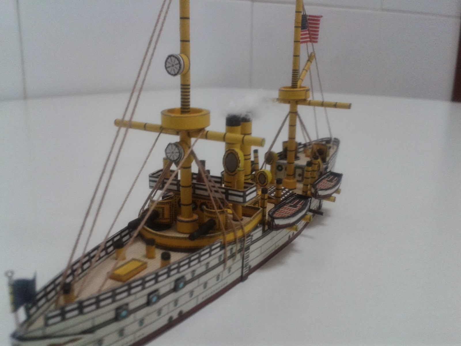 Los barcos de papel: Cañonero USS Isla de Luzón (1898)