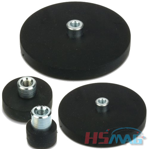 Pot Magnets: Rubber coated magnetic systems
