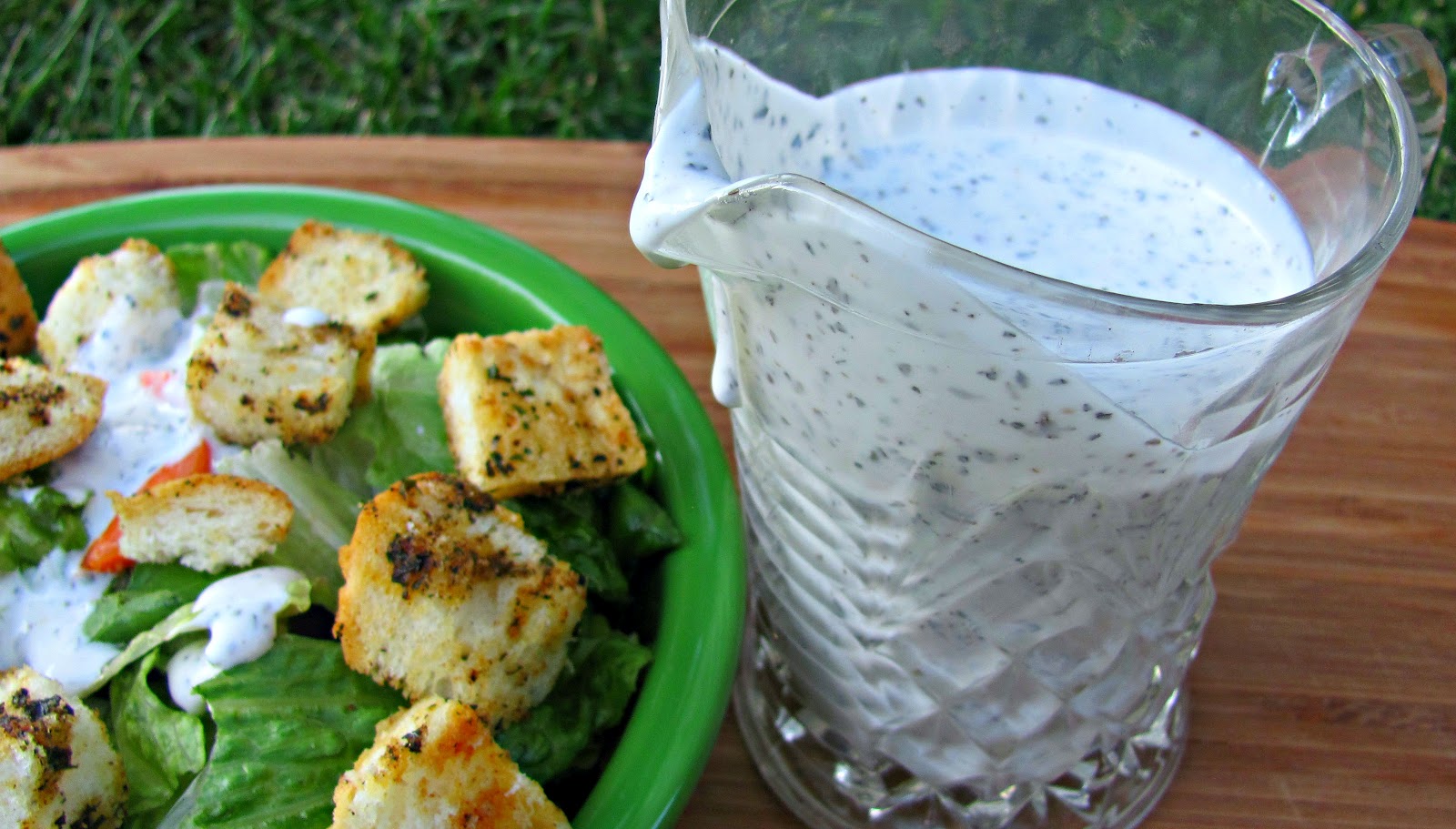 Sprinkle Some Sunshine!: garlic parmesan ranch dressing & homemade ...