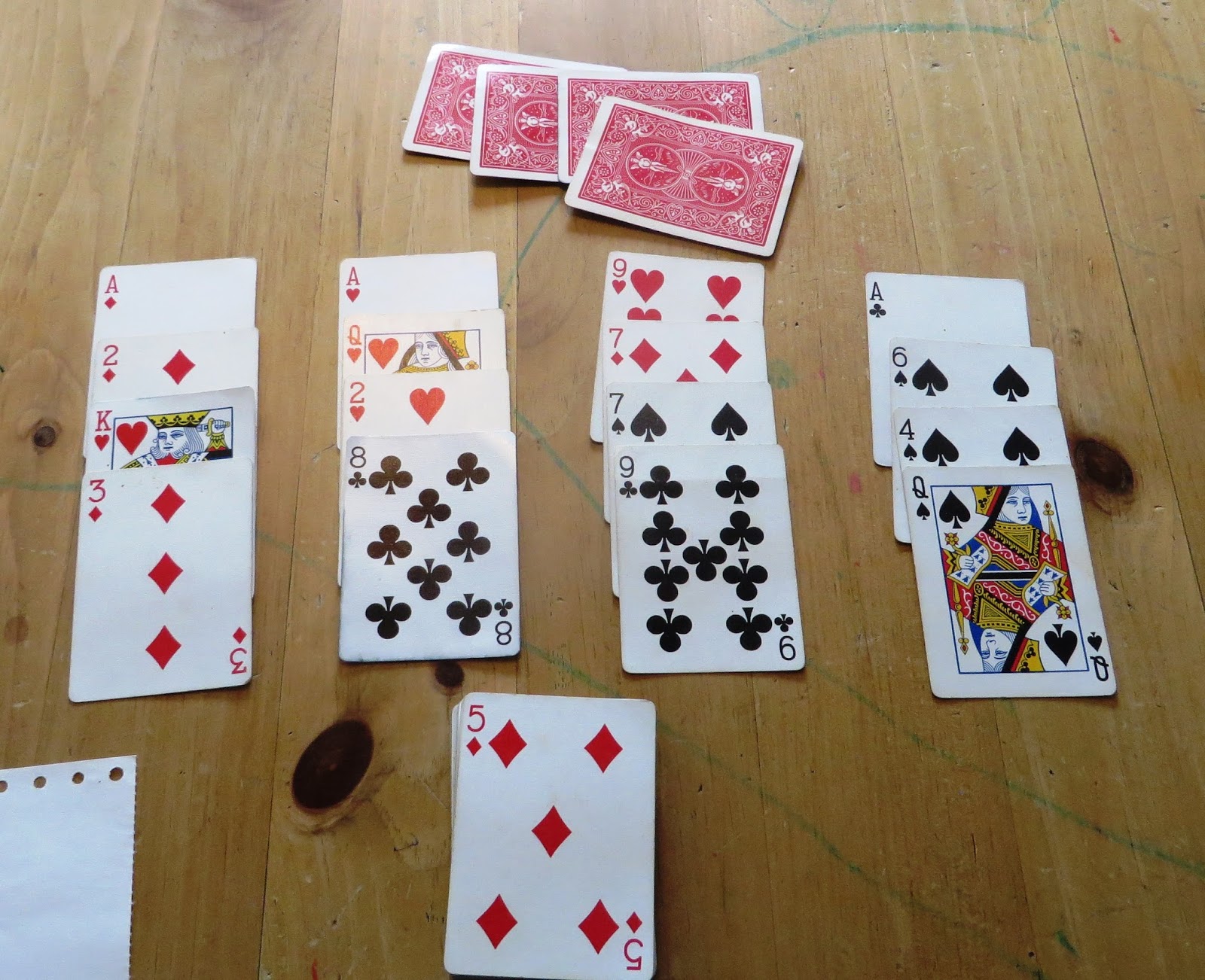 Scoring Cribbage Flush