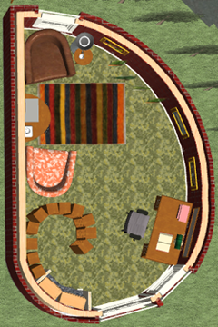 Fibonacci Garden Layout