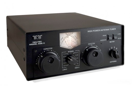 KD8BIG: Ten-Tec Model 238C HP Antenna Tuner