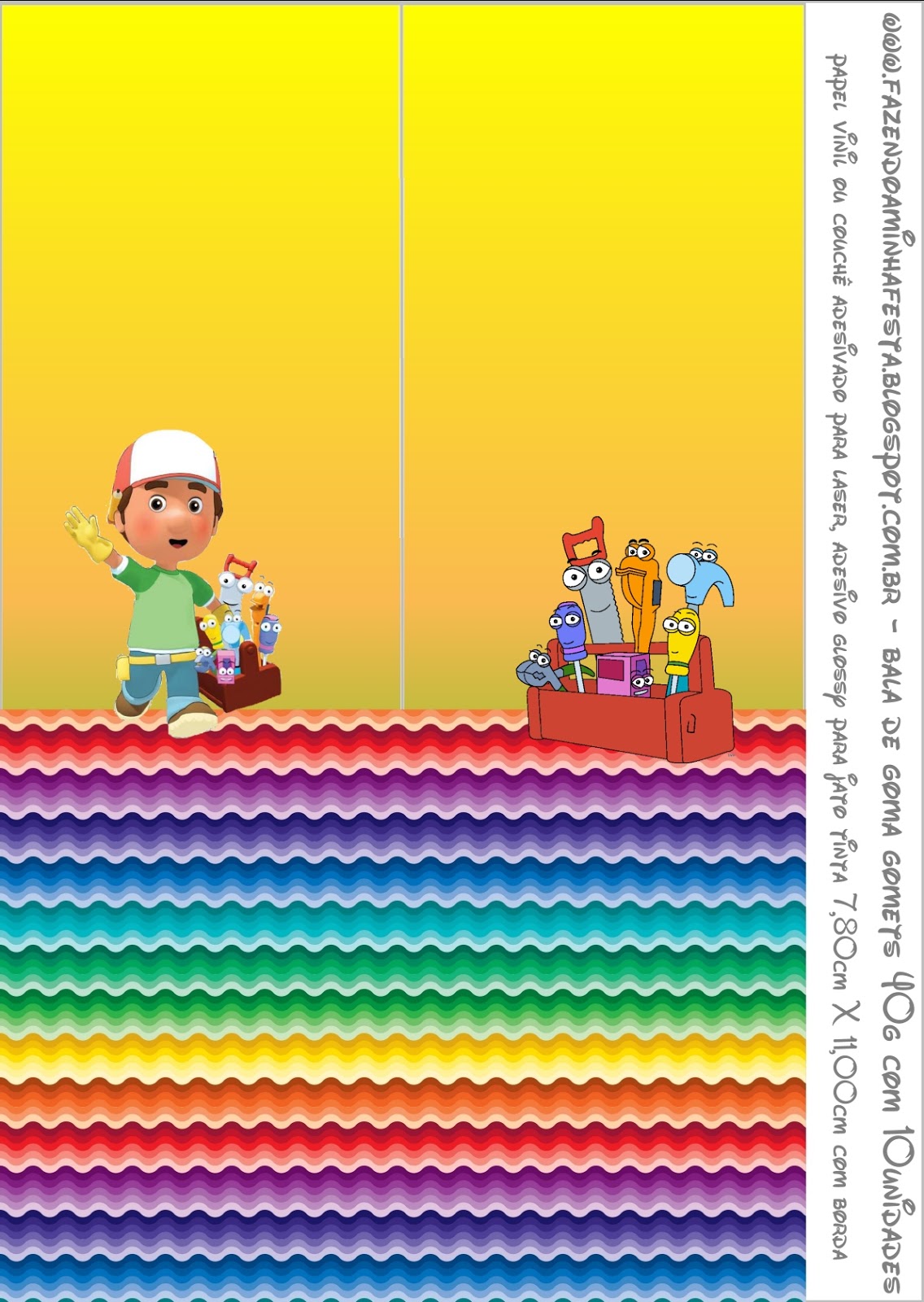 Handy Manny Party: Free Printable Candy Buffet Labels. - Oh My Fiesta ...