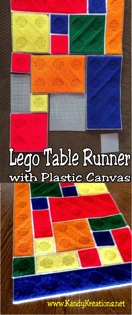 DIY Party Mom: Lego Table Runner Plastic Canvas Pattern