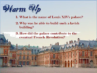 Students of History: Daily Warm Up Question for ALL of World History!