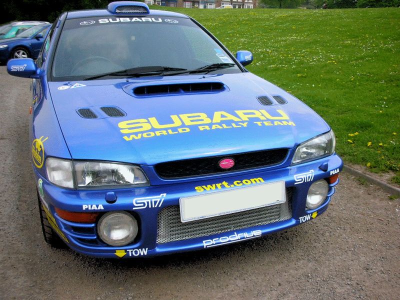 The Green I Signs Blog: Subaru Impreza Rally Car Graphics supplied ...