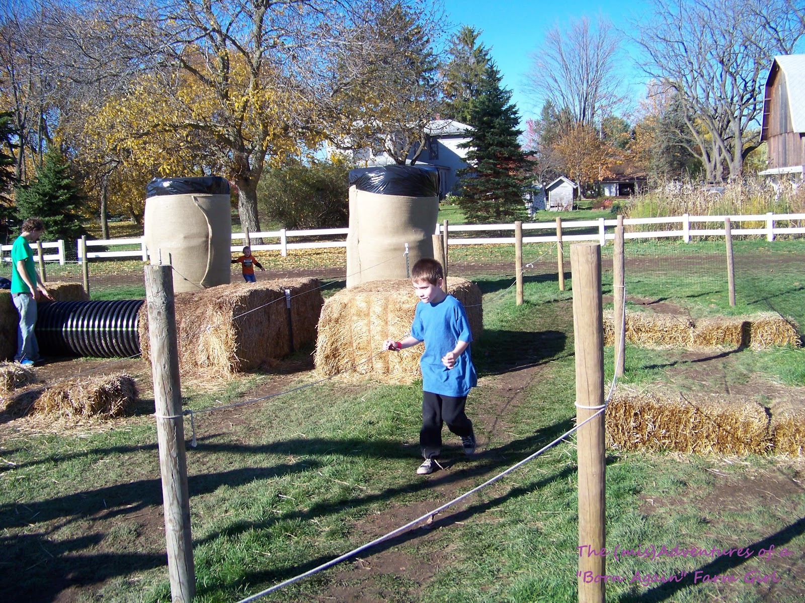 A playground, farm style!! - The (mis)Adventures of a Homesteadin' Mama