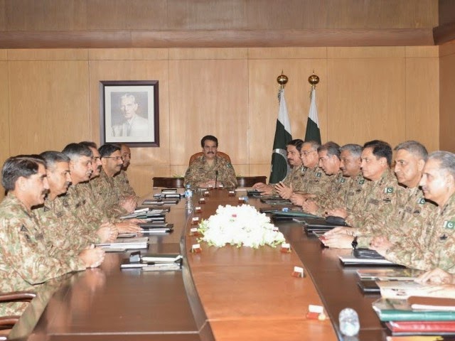 Asian Defence News: Pakistan Army Core Commanders’ huddle reviews ...