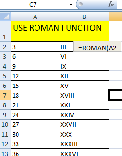 Arivilm: Roman() Function