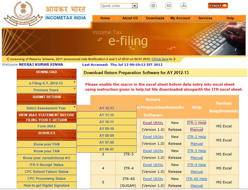 Make That Easy !: File your IT Returns Online