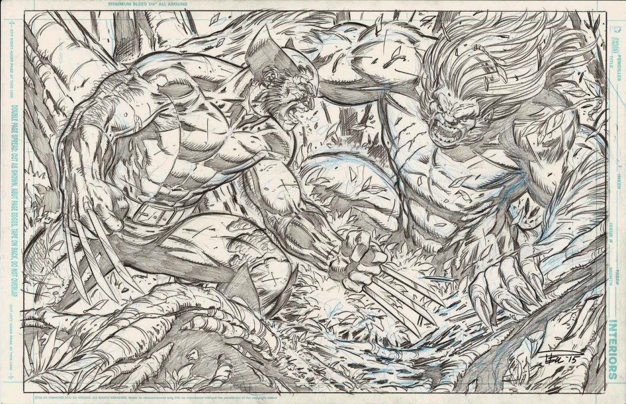 Marvel Comics of the 1980s: Wolverine vs Wendigo by Paul Pelletier