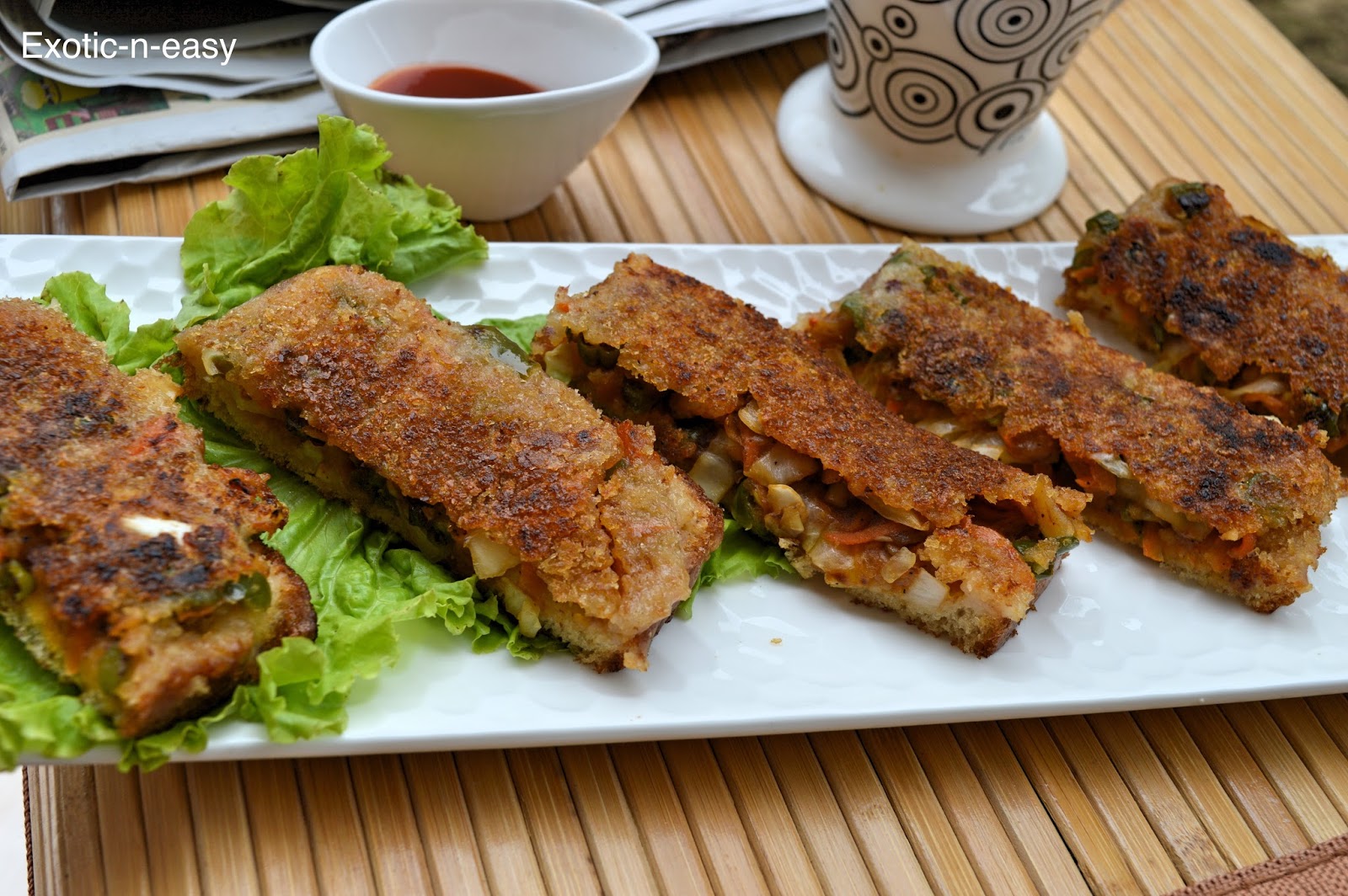 exotic-n-easy cooking: Veggie Bread Sticks