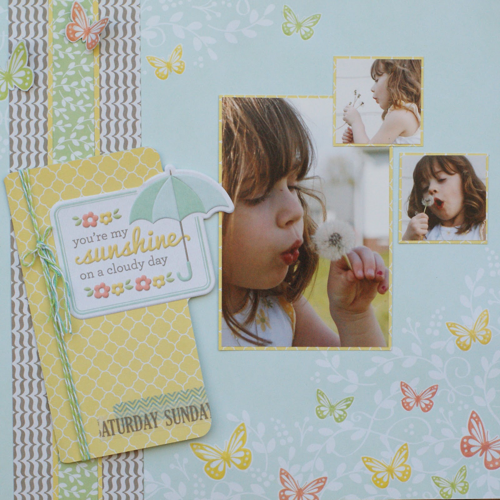 KarenScraps: Scrapdoodles Design Team - Spring Layout with We R Memory ...