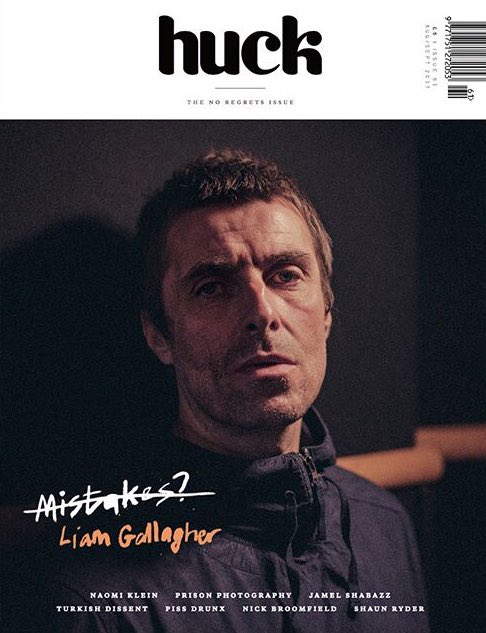 Liam Gallagher's On The Front Cover Of 'Huck' Magazine - Latest Oasis ...