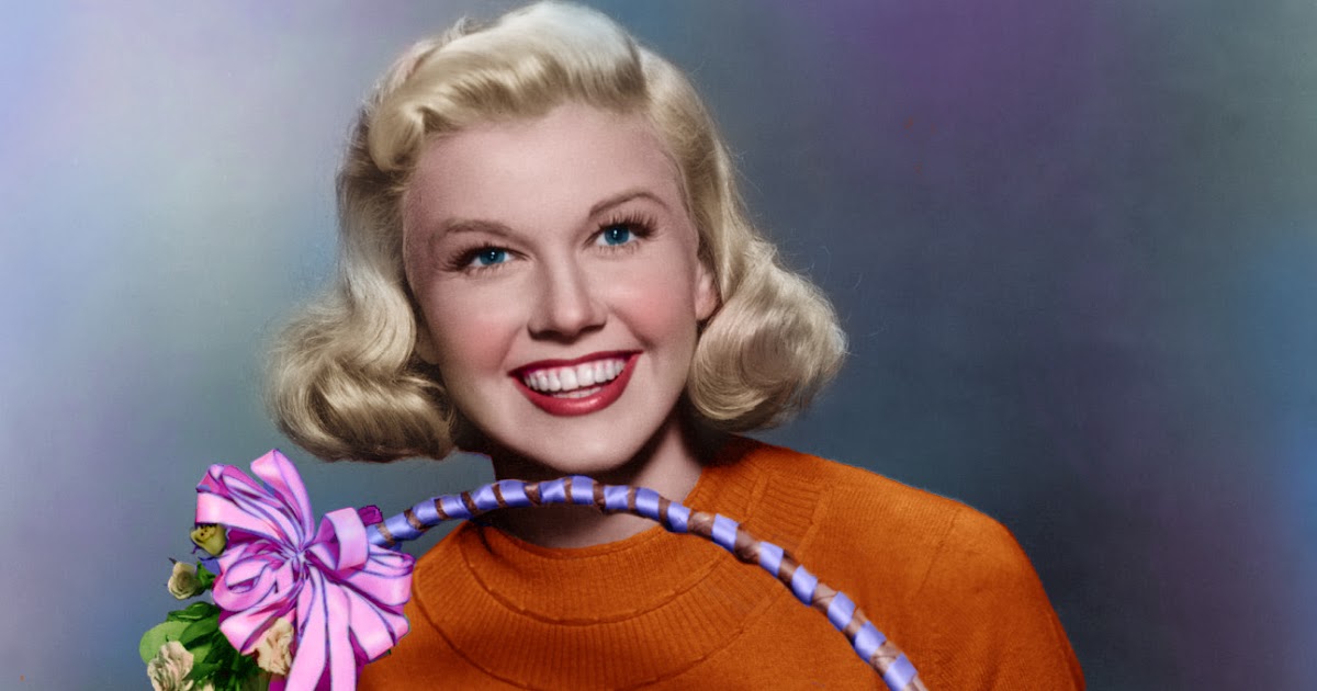 Colors for a Bygone Era: Doris Day (1922) on her birthday, with Easter ...