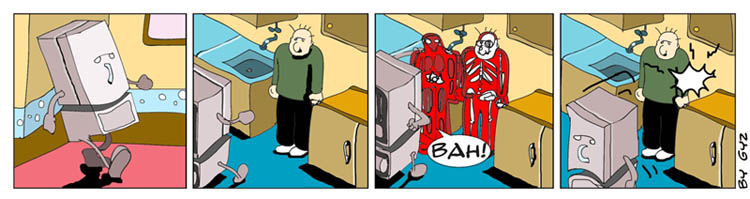 Yet Another Staggering Comic Strip!: Fridge Frights!