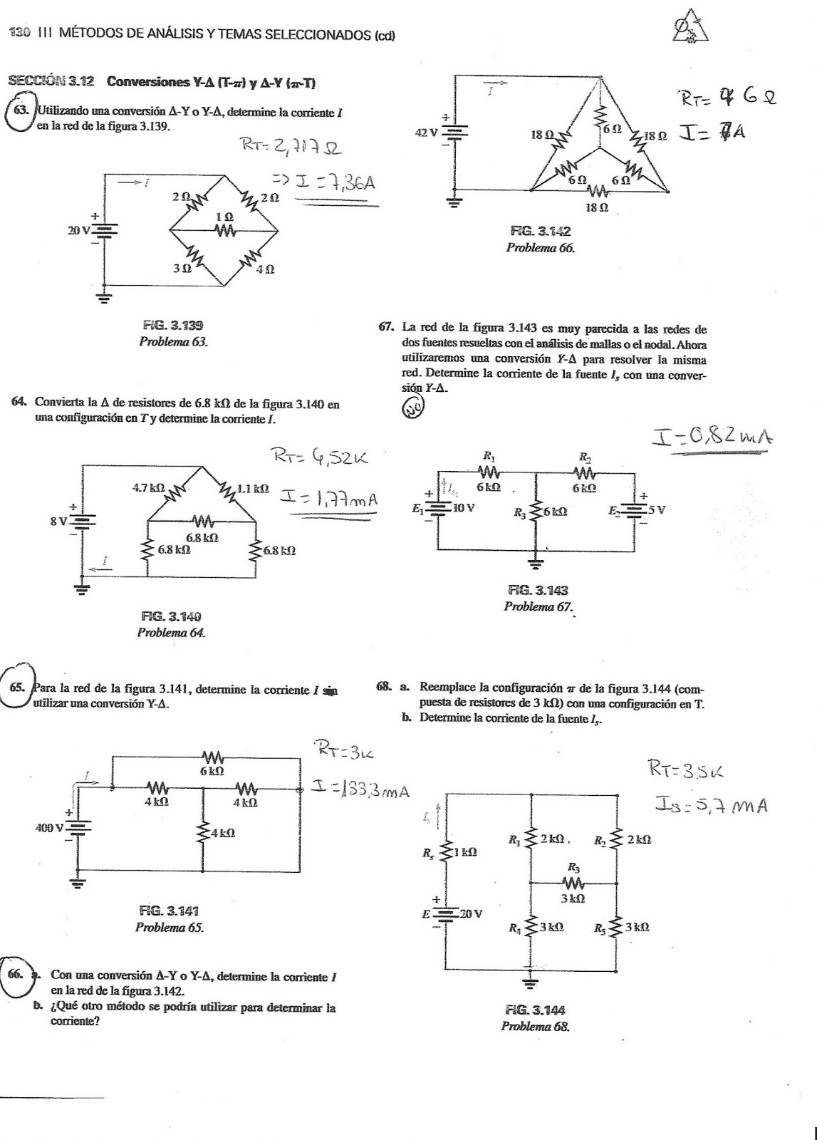 CONVERSIONES ESTRELLA- TRIÁNGULO