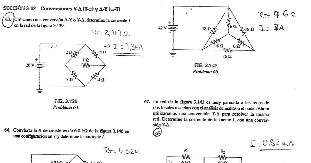 CONVERSIONES ESTRELLA- TRIÁNGULO